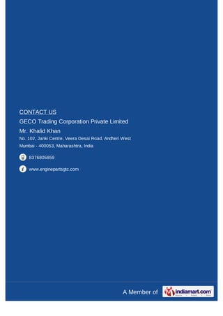 GECO Trading Corporation Private Limited, Mumbai, Agricultural Machines ...