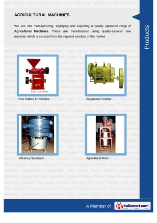 GECO Trading Corporation Private Limited, Mumbai, Agricultural Machines ...