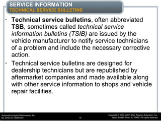 Service Information, Tools & Safety chapter_1_part1_lecture_notes | PPT