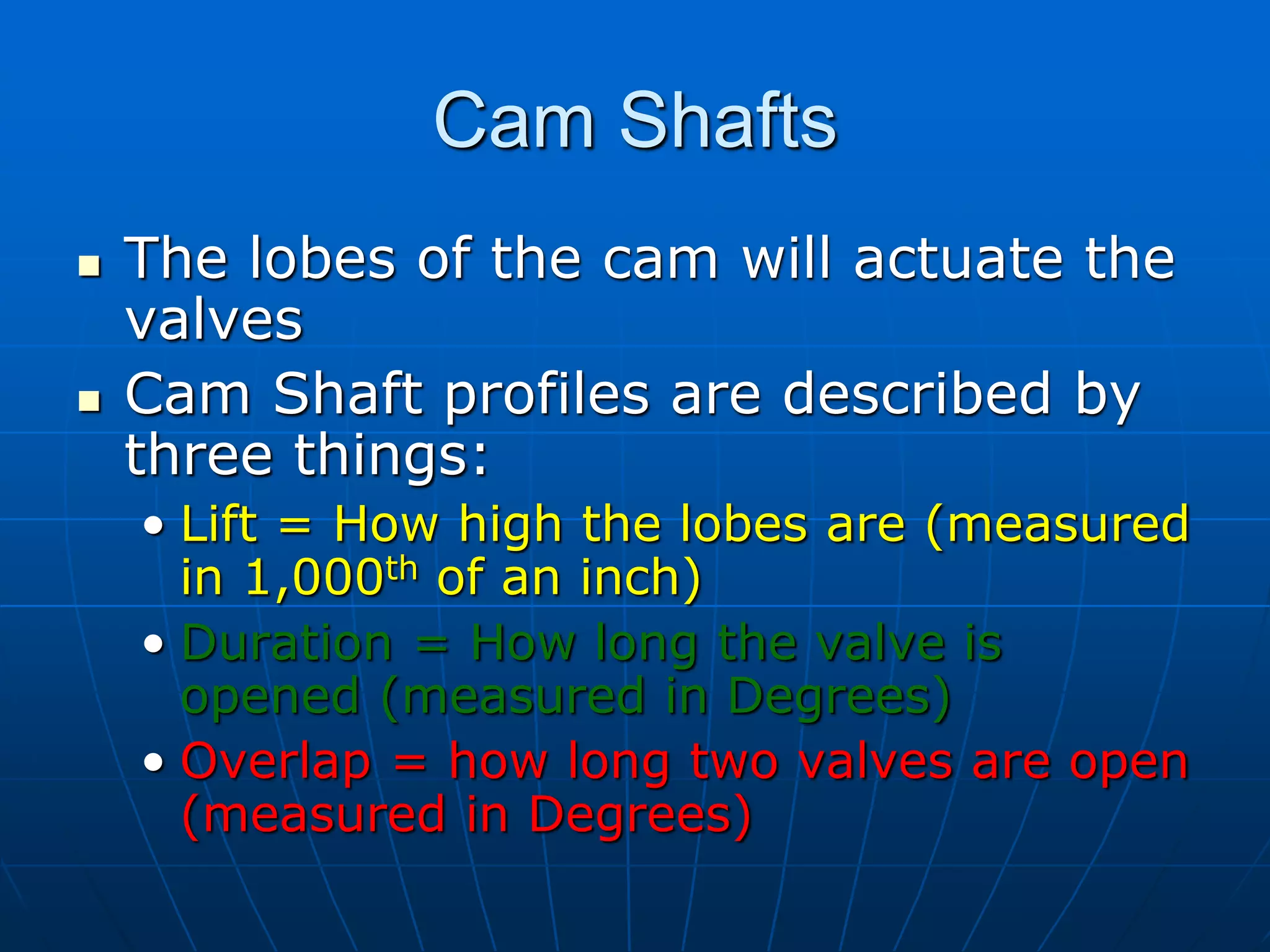 Engine performance enhancements | PPTX