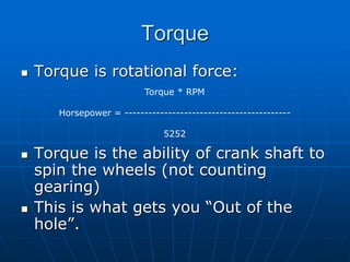 Engine performance enhancements | PPTX