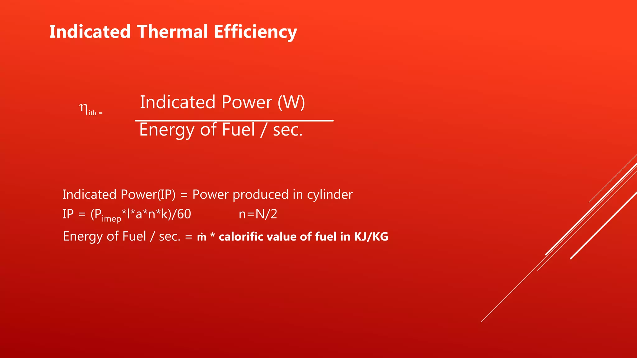 Engine performance parameters | PPTX