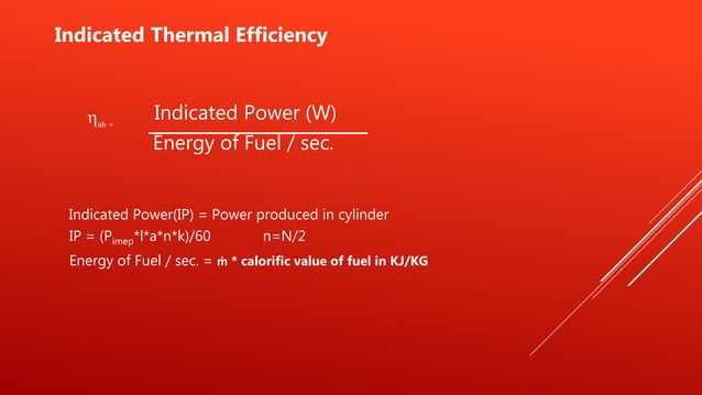 Engine performance parameters | PPTX