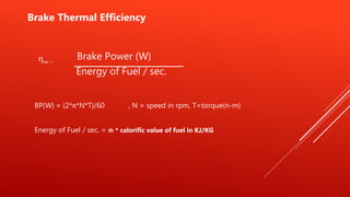 Engine performance parameters | PPTX