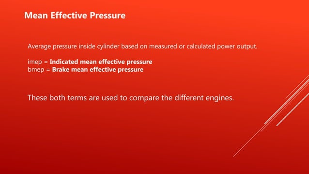 Engine performance parameters | PPTX