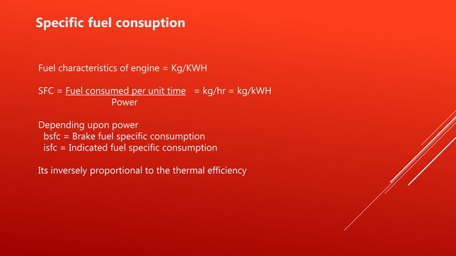 Engine performance parameters | PPTX