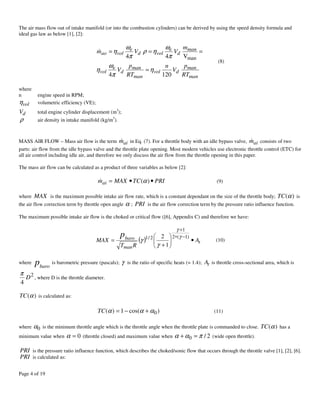 Engine plant model_development for hil system and application to on ...