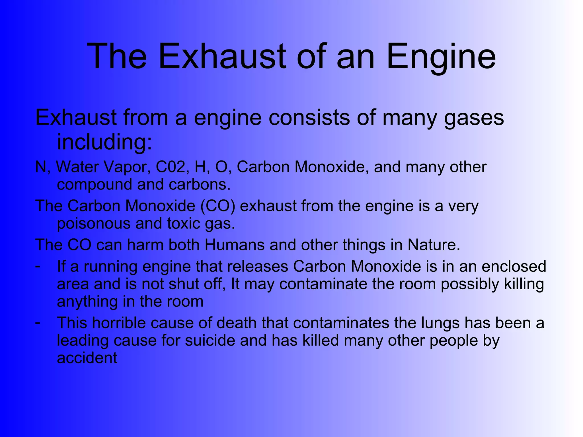 Engines in Chemistry | PPT