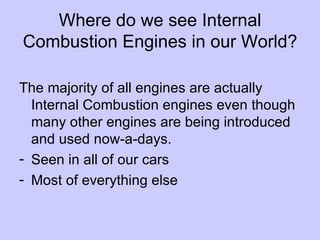 Engines in Chemistry | PPT