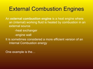 Engines in Chemistry | PPT