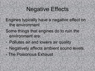 Engines in Chemistry | PPT