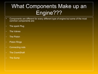 Engines in Chemistry | PPT