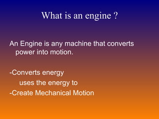 Engines | PPT
