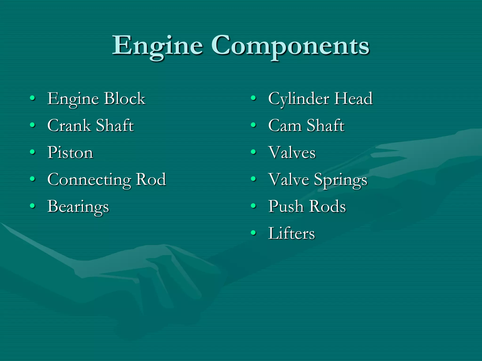 Engines and components | PPTX