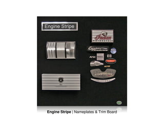 Engine Stripe | Aluminum Nameplates | PDF | Auto Technology | Automotive