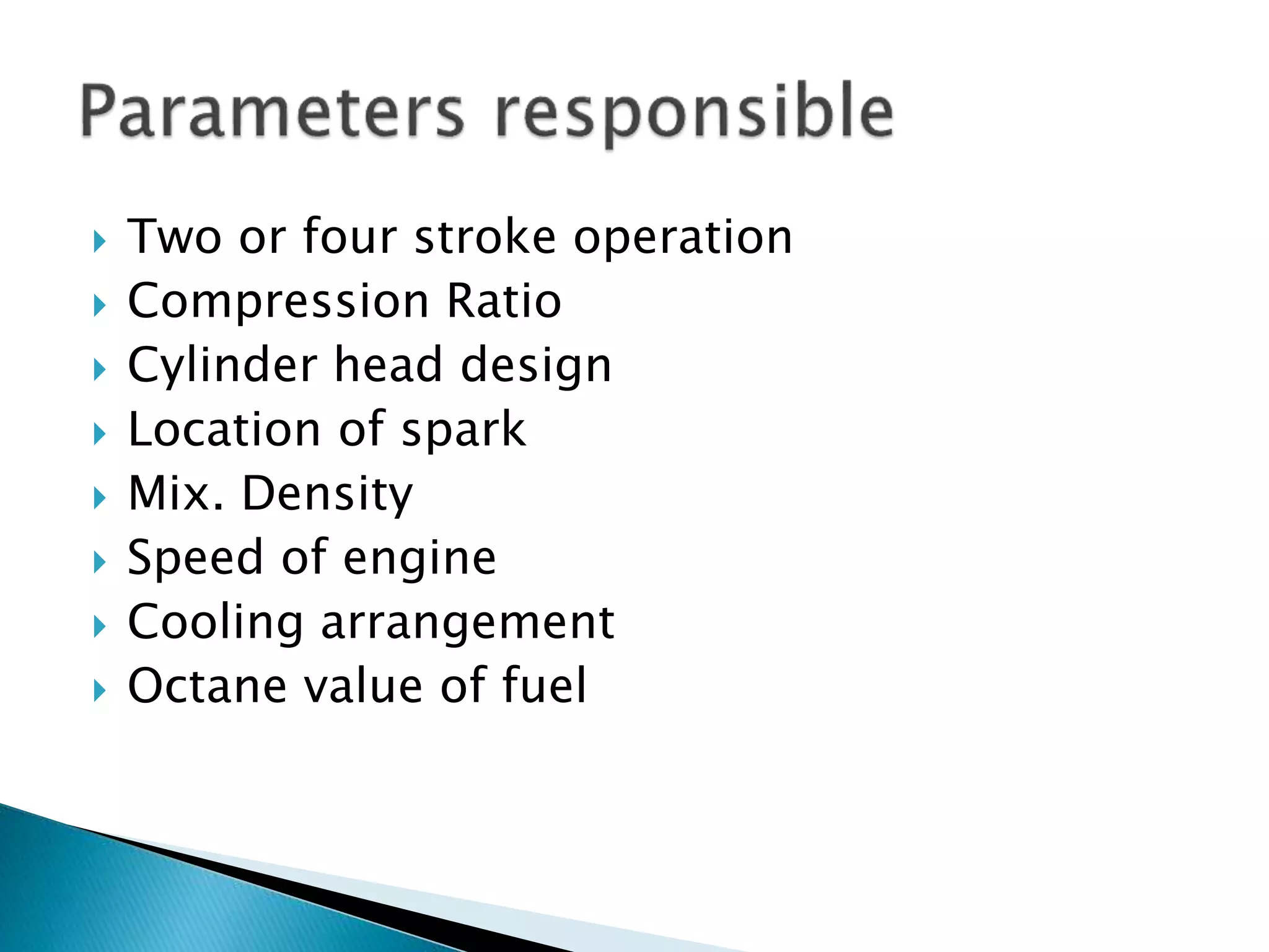 Engine systems & components | PPTX