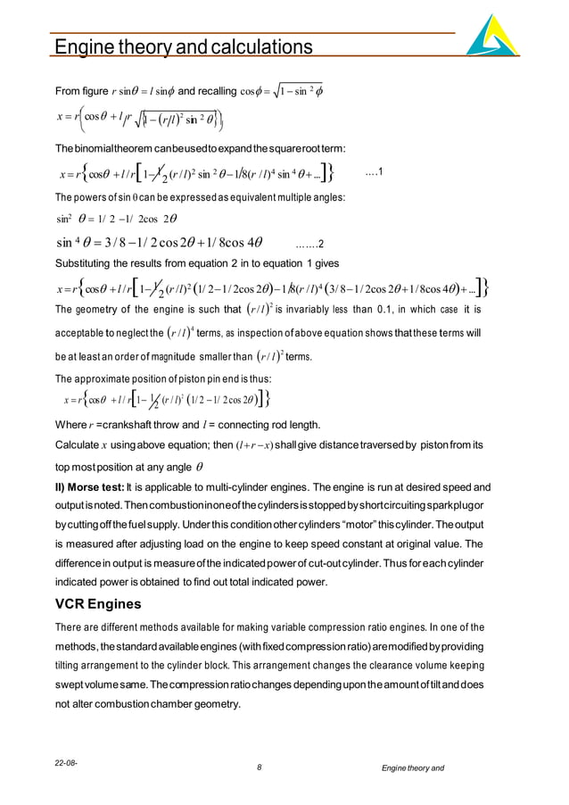 Engine_theory_and_calculations-converted.docx | Physics | Science