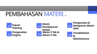 Training Tentang Dasar Dasar Dari Engine Pptx