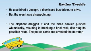 Malgudi Days: Engine Trouble | PPT