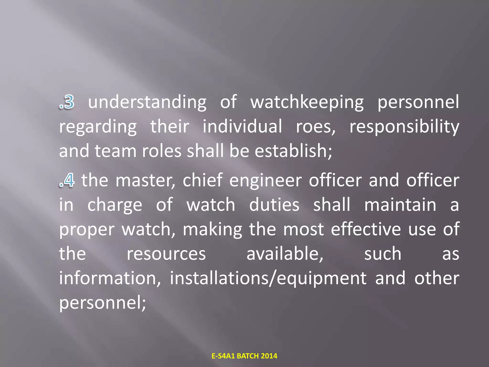 Engine Watchkeeping | PPTX