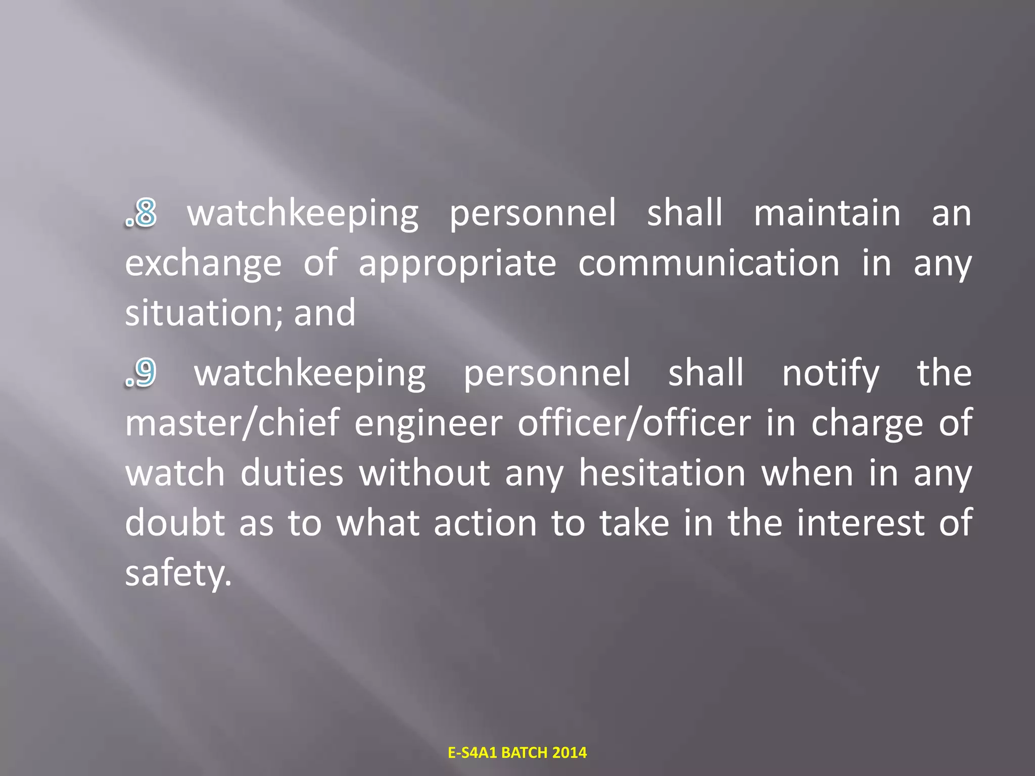 Engine Watchkeeping | PPTX