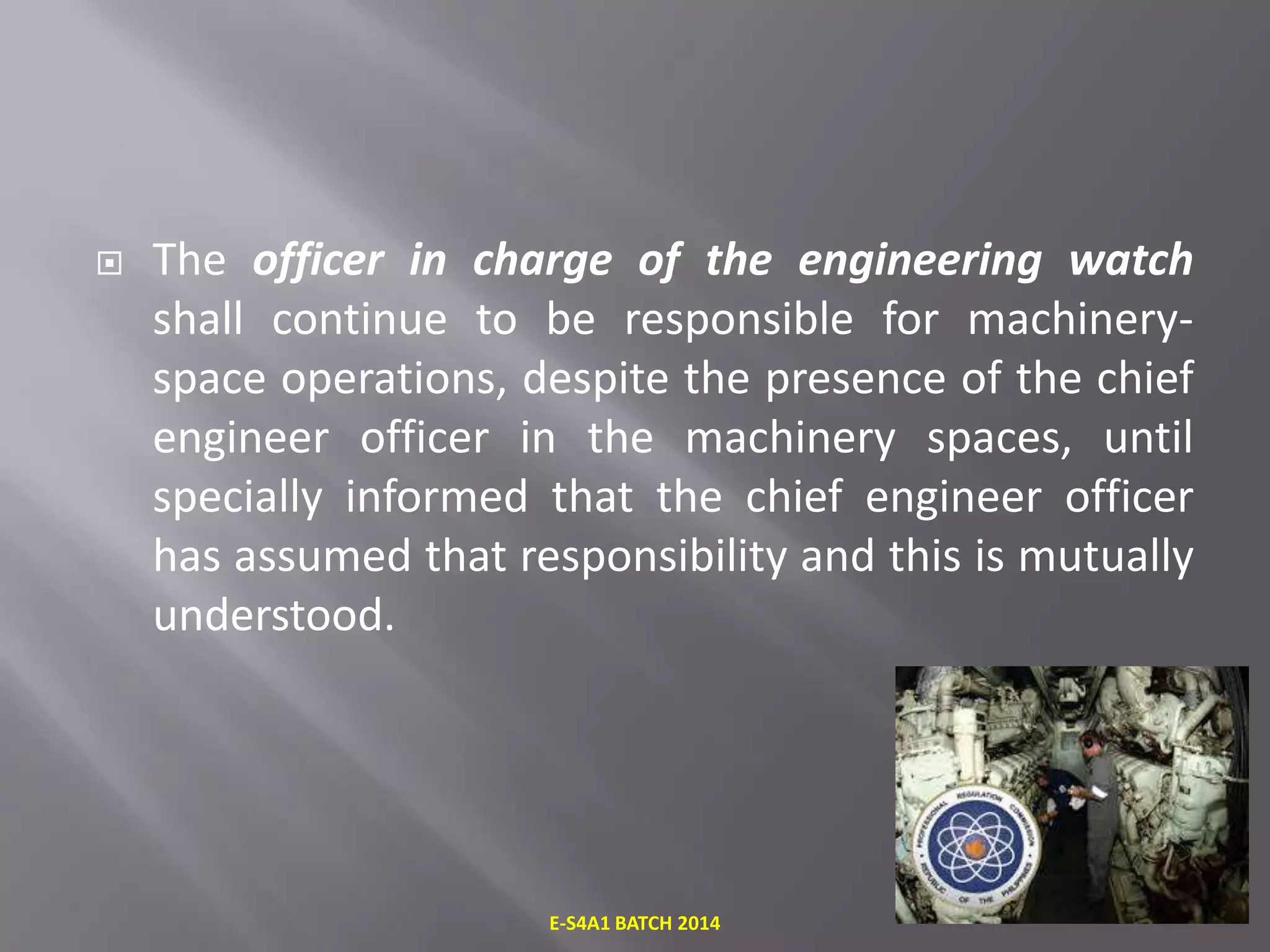 Engine Watchkeeping | PPTX