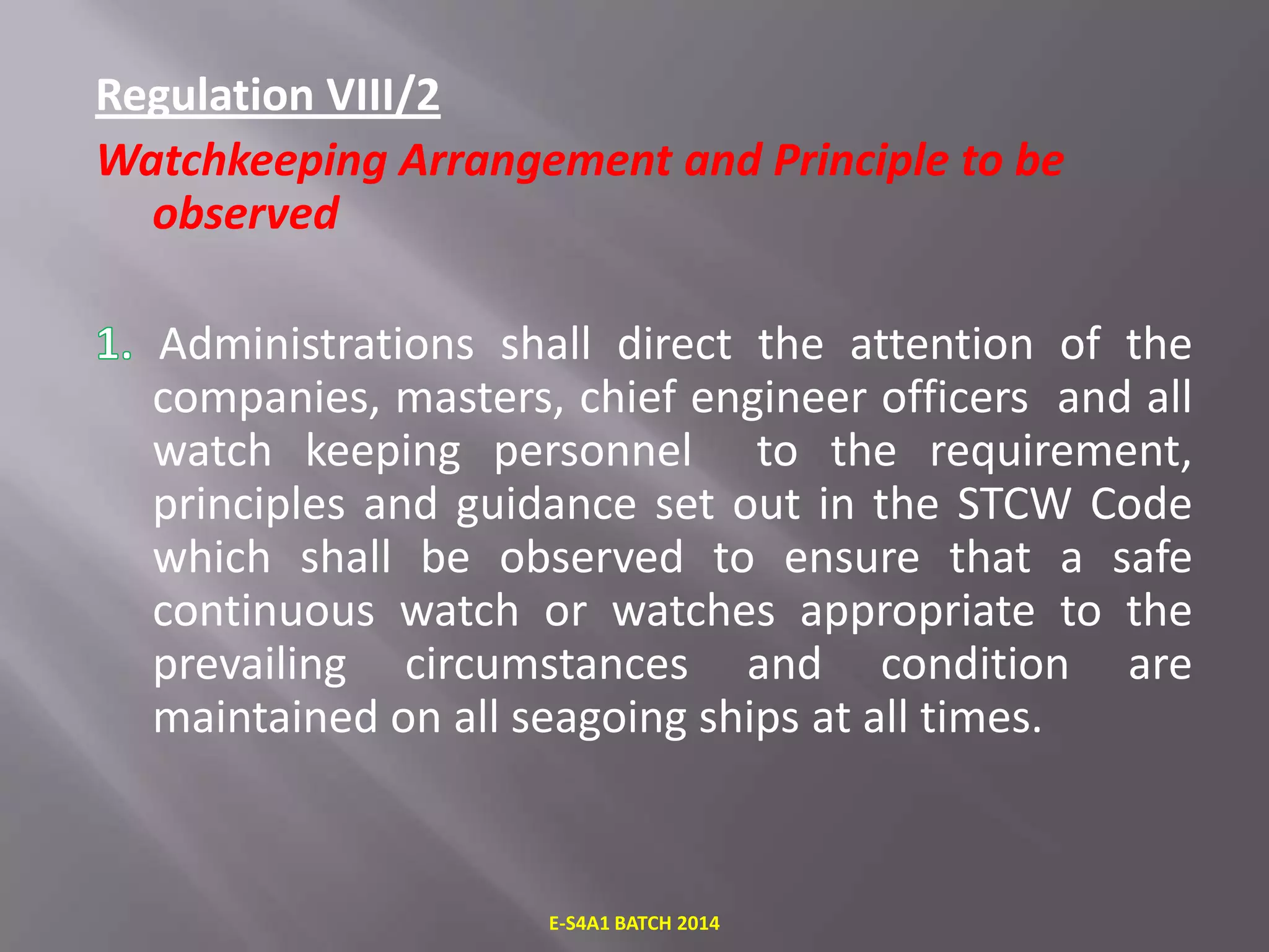 Engine Watchkeeping | PPTX