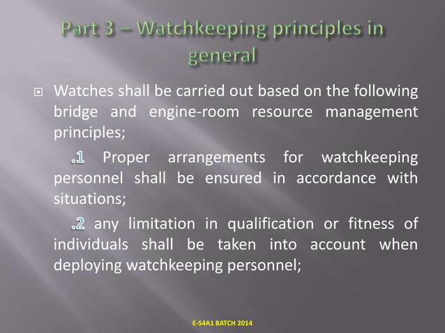 Engine Watchkeeping | PPTX