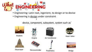 Introduction to Enginnering | PPT | Business | Business and Finance
