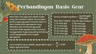 ENGINE MESIN TARNSMISI MAPEL TEKNIK SEPEDA MOTOR | PPTX