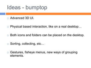 3D User Interface | PPT