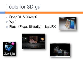 3D User Interface | PPT