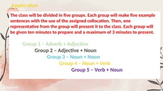 ENGISH 8 Lesson 1 week 1 Collocation and its Types | PPTX