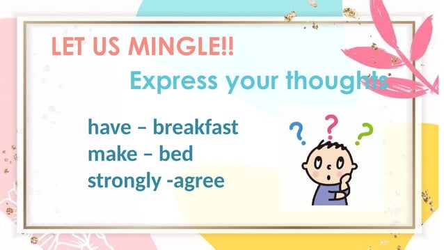 ENGISH 8 Lesson 1 week 1 Collocation and its Types | PPTX