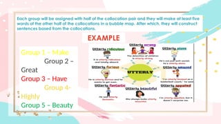 ENGISH 8 Lesson 1 week 1 Collocation and its Types | PPTX