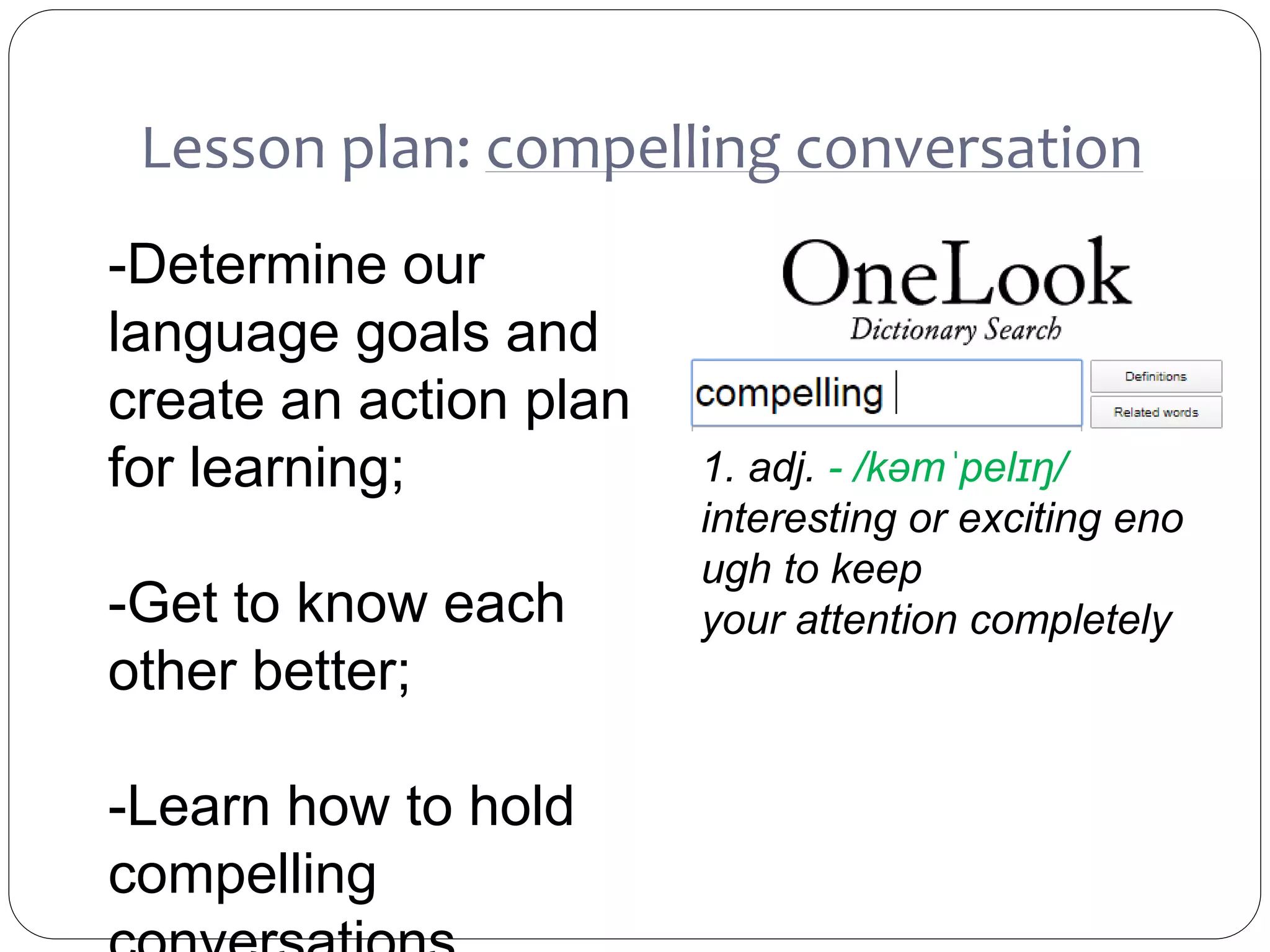 English for teachers - Lesson 1 | PPTX | Family and Relationships