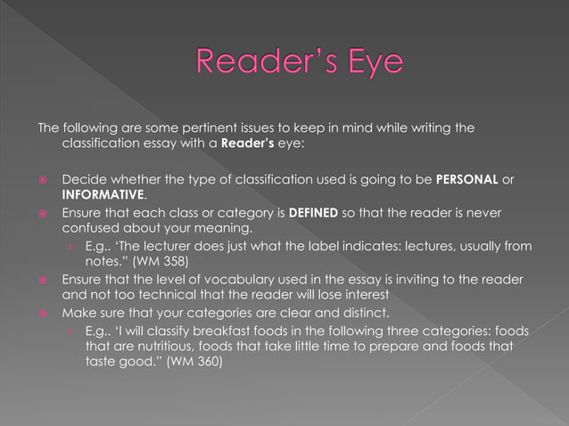 ENG 002-12 Group Presentation: Classification Expository Mode | PPTX ...