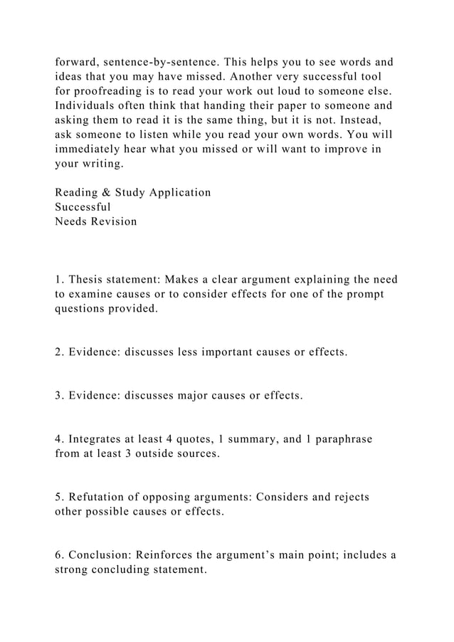 ENGL 101Essay 3 ThesisOutline Instructions and ChecklistCause.docx