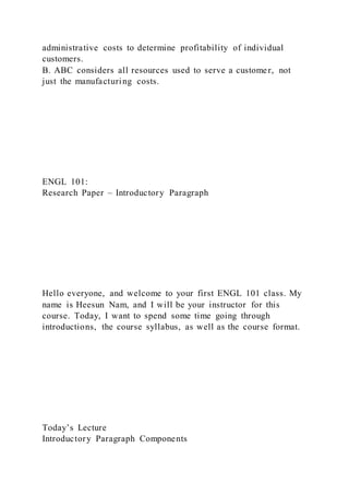 ENGL 101 Research Paper – Background Paragraph(s) | DOCX