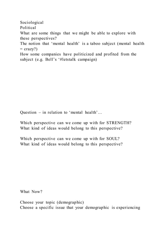 ENGL 101 Research Paper – Background Paragraph(s) | PDF