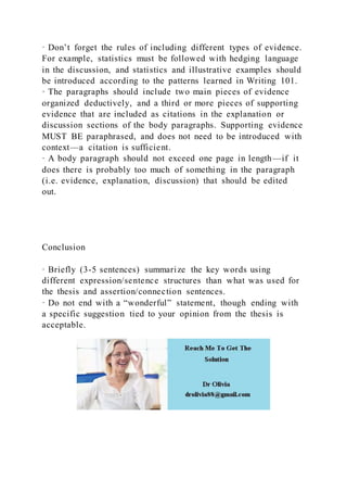 ENGL 101 Research Paper – Background Paragraph(s) | DOCX