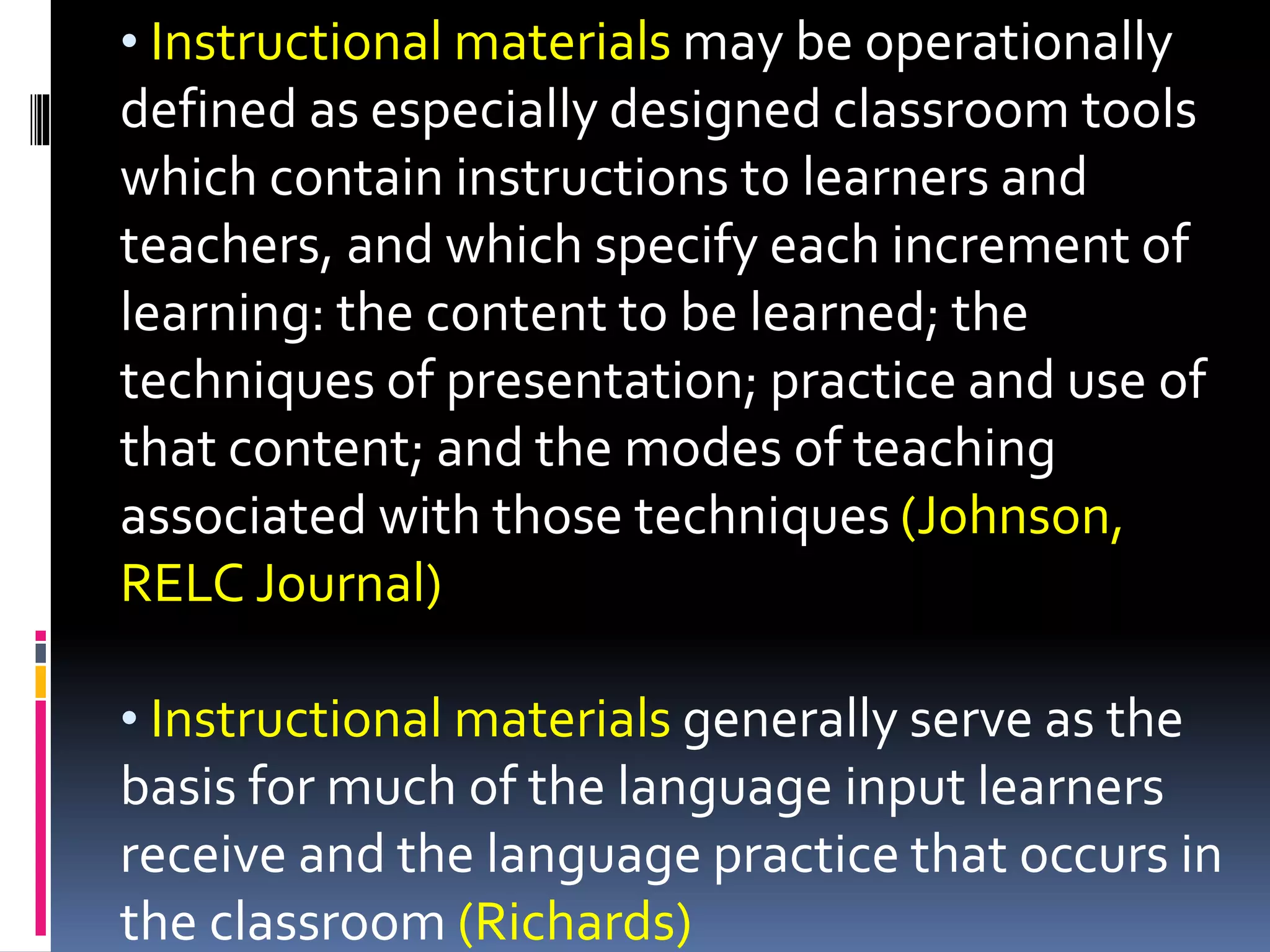 PREPARATION AND EVALUATION OF INSTRUCTIONAL MATERIALS | PPTX