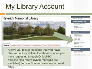 Library Reserach | PPTX | Databases | Computer Software and Applications