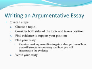 English: Expository vs. Argumentative | PPT