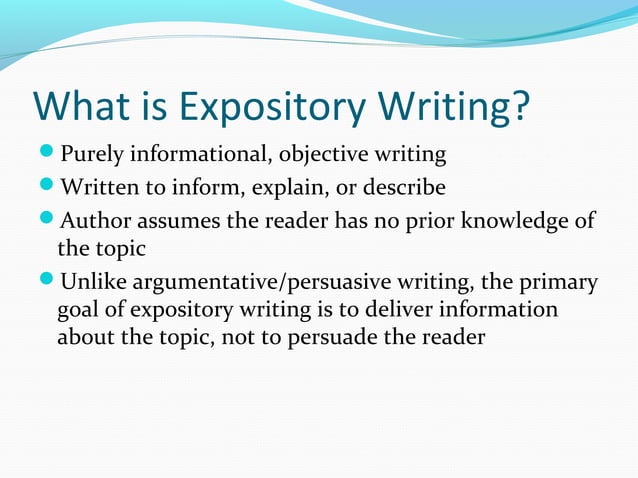 English: Expository vs. Argumentative | PPT