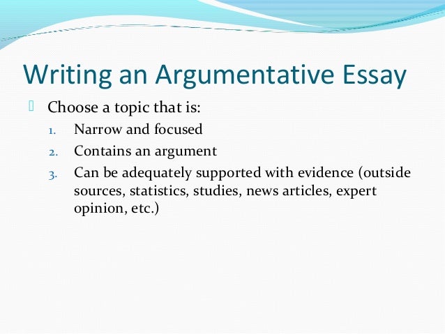 English: Expository vs. Argumentative
