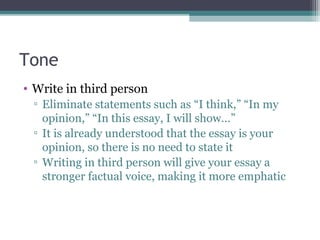 English: Thesis Statements | PPT