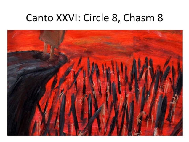 ENGL220 Inferno Canto XXVI-XXXIV | PPTX