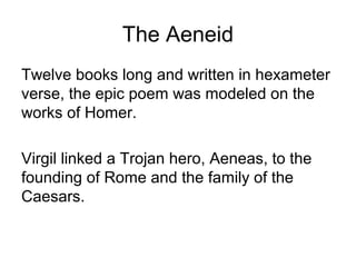 ENGL220 Virgil | PPT | Poetry | Books and Literature