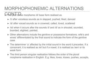 Engl 315 369 phonological processes | PPT
